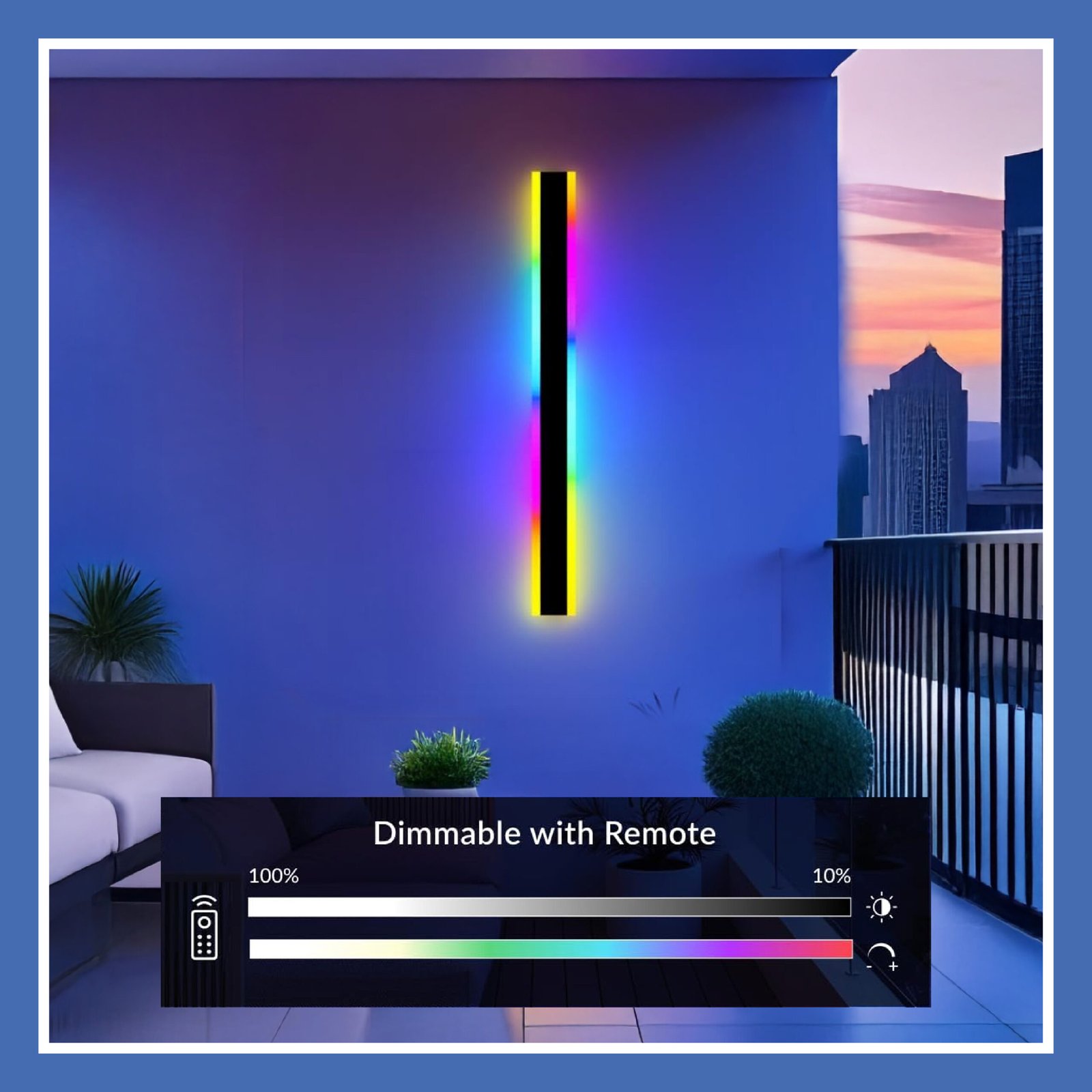 RGB Outdoor Wall Light 20103 – Kiucio Sales Inc.